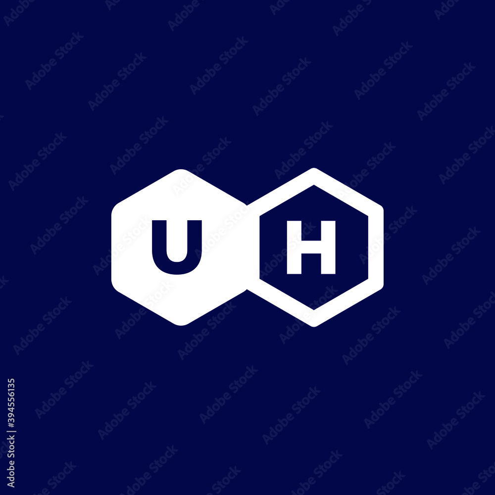 UH Letter Initial Logo and Icon for Business Branding and Website ...