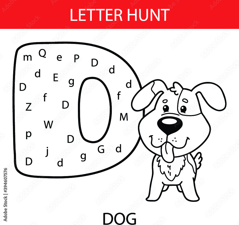 Vector illustration of printable kids alphabet worksheets educational ...