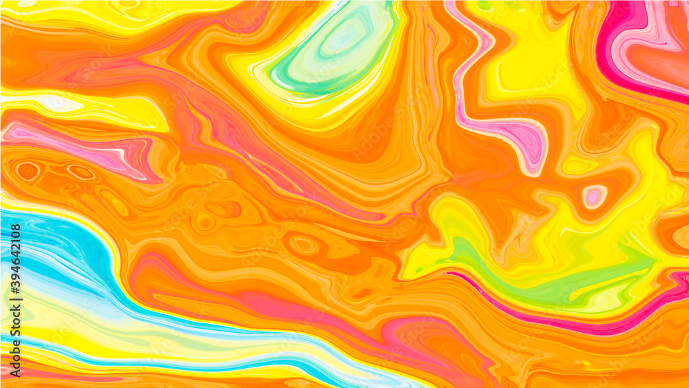 liquid orange marble texture abstract background vector illustration ...