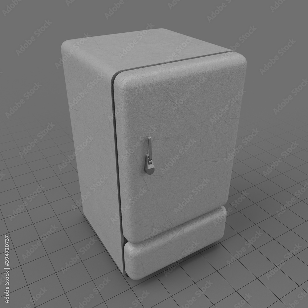 Stylized refrigerator 3D-Stockmedium | Adobe Stock