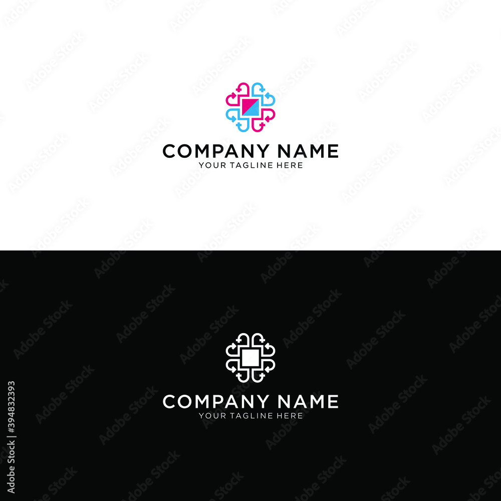 Everlasting Love concept, vector symbol created with infinity loop and ...