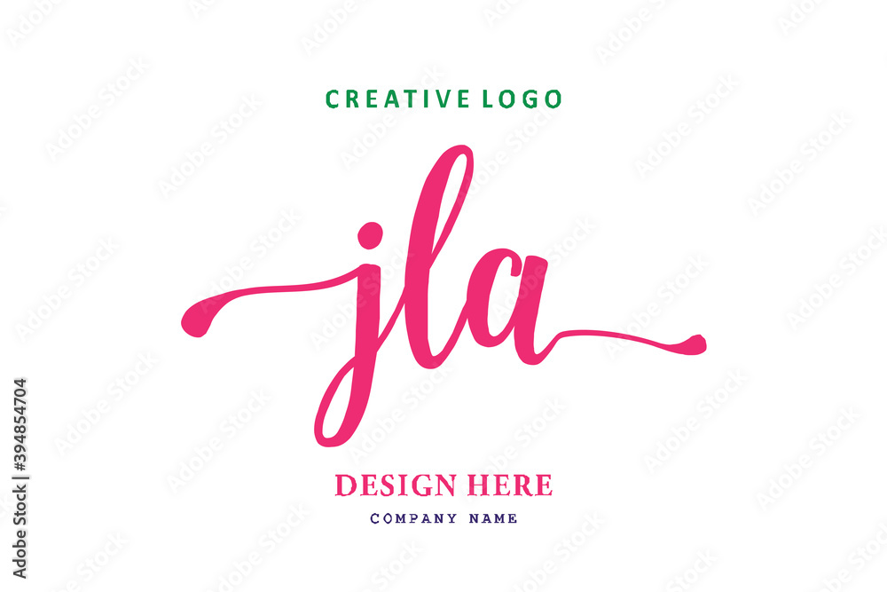 JLA lettering logo is simple, easy to understand and authoritative ...