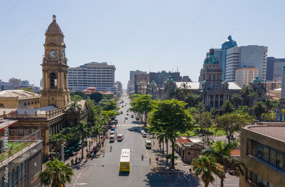 Durban, South Africa, City, Africa, City Centre, cars, buildings, city ...
