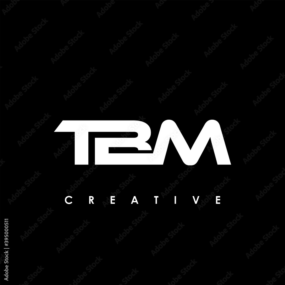 TBM Letter Initial Logo Design Template Vector Illustration Stock ...