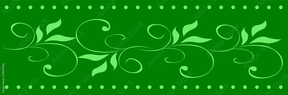green background with batik design Stock Vector | Adobe Stock