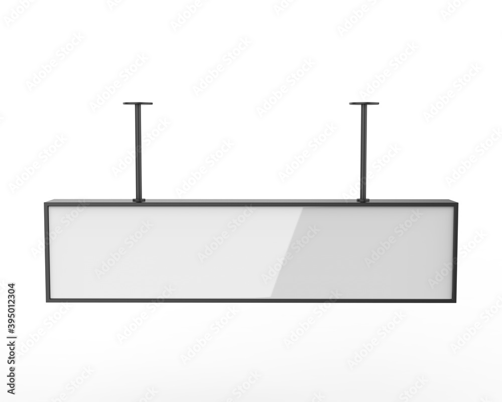 Passenger Information Display System Screen for mockup, 3d render ...