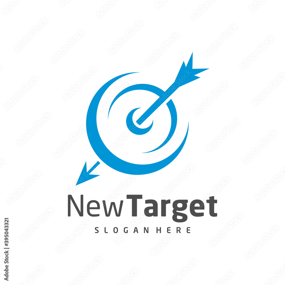 Target logo vector template, Creative Target logo design concepts, Icon ...