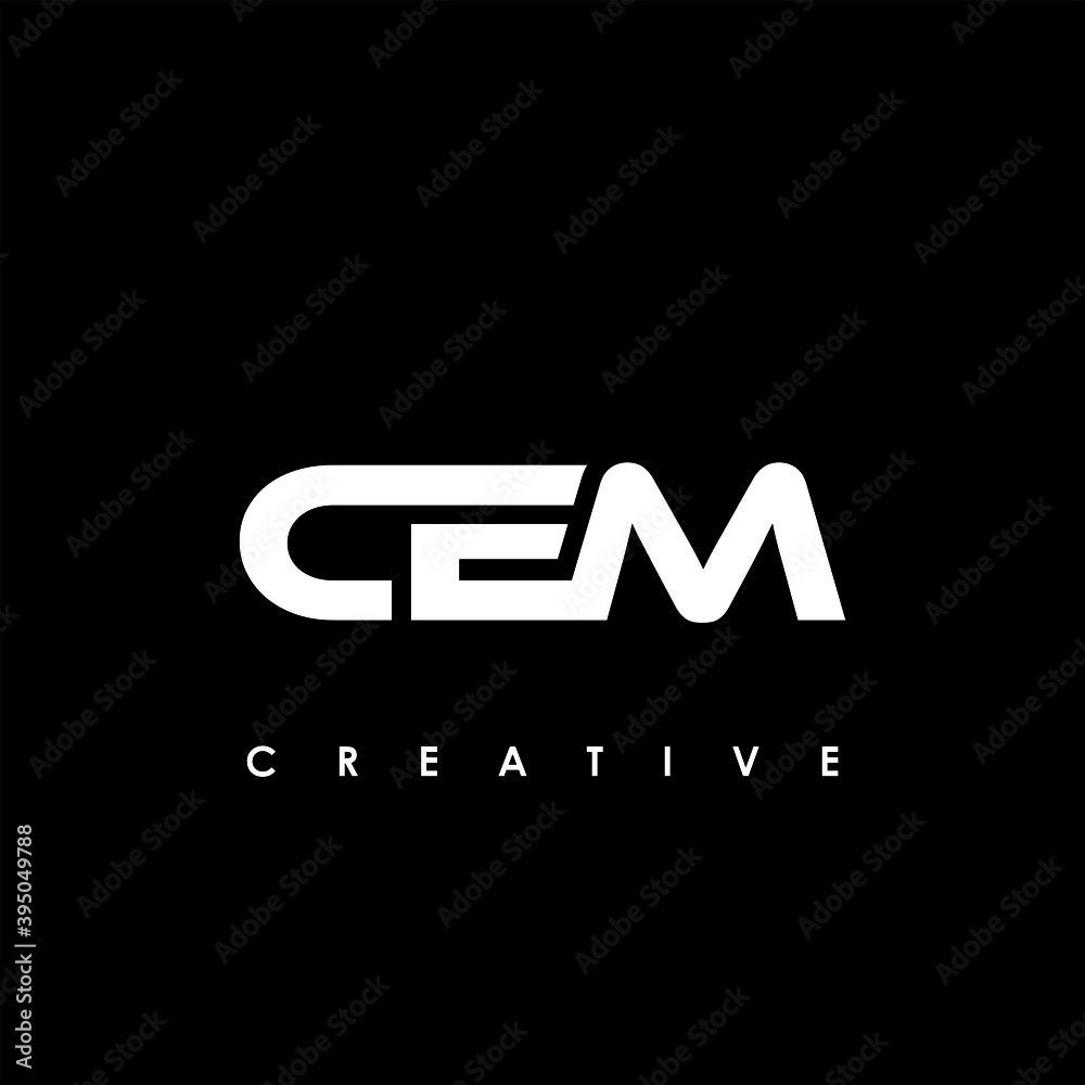 CEM Letter Initial Logo Design Template Vector Illustration Stock ...
