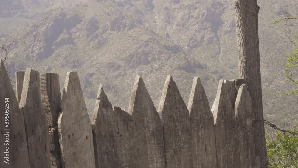 Video Stock wooden gate, rural, andes mountains, aged, alone, andes ...