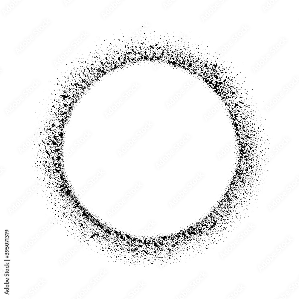 Spray Paint Splatter Border