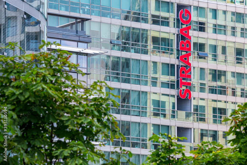 VIENNA, AUSTRIA - JULY 31: Building of headquarters STRABAG AG, one of ...