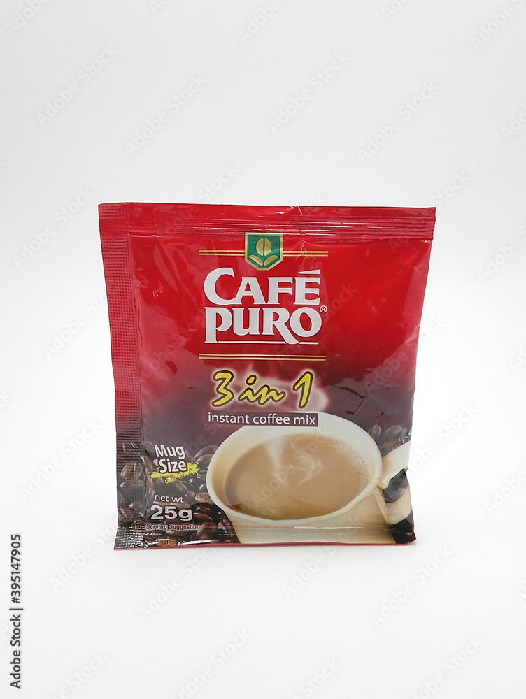 Cafe puro 3 in 1 instant coffee mix in Quezon City, Philippines Stock ...