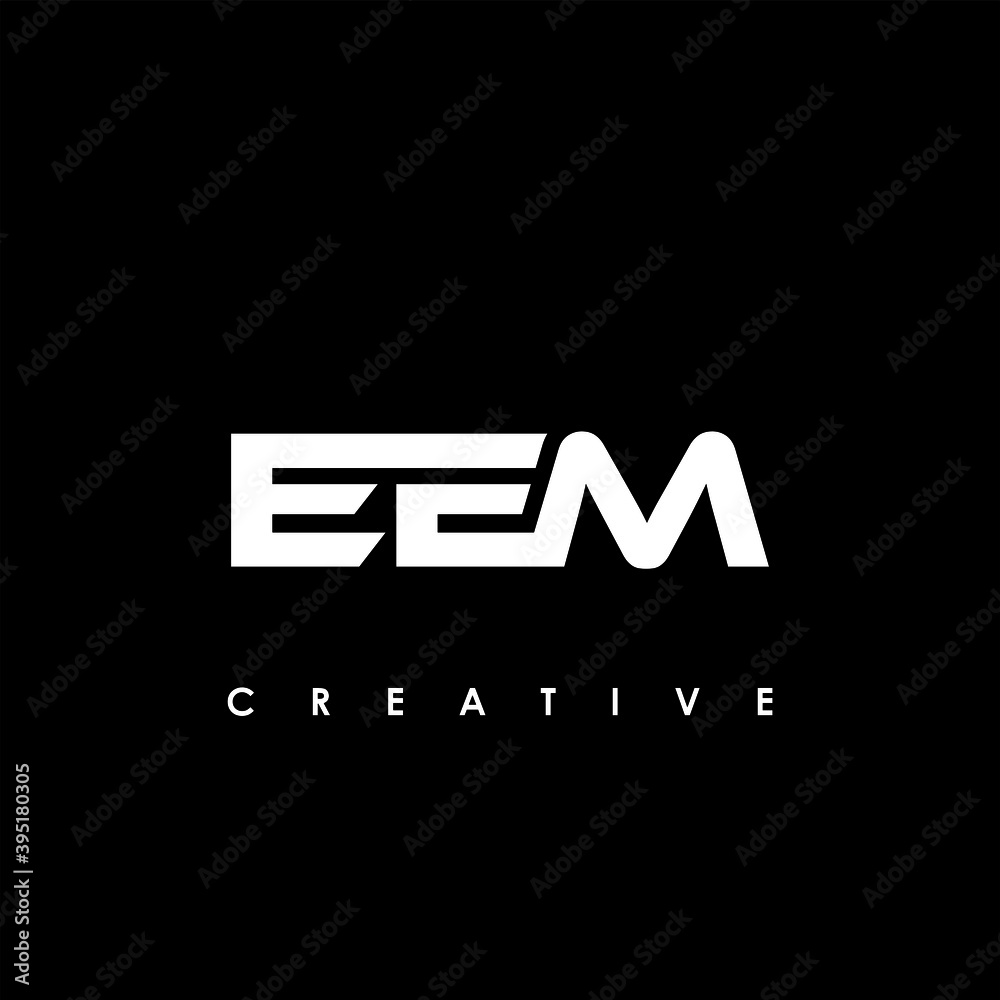EEM Letter Initial Logo Design Template Vector Illustration Stock ...