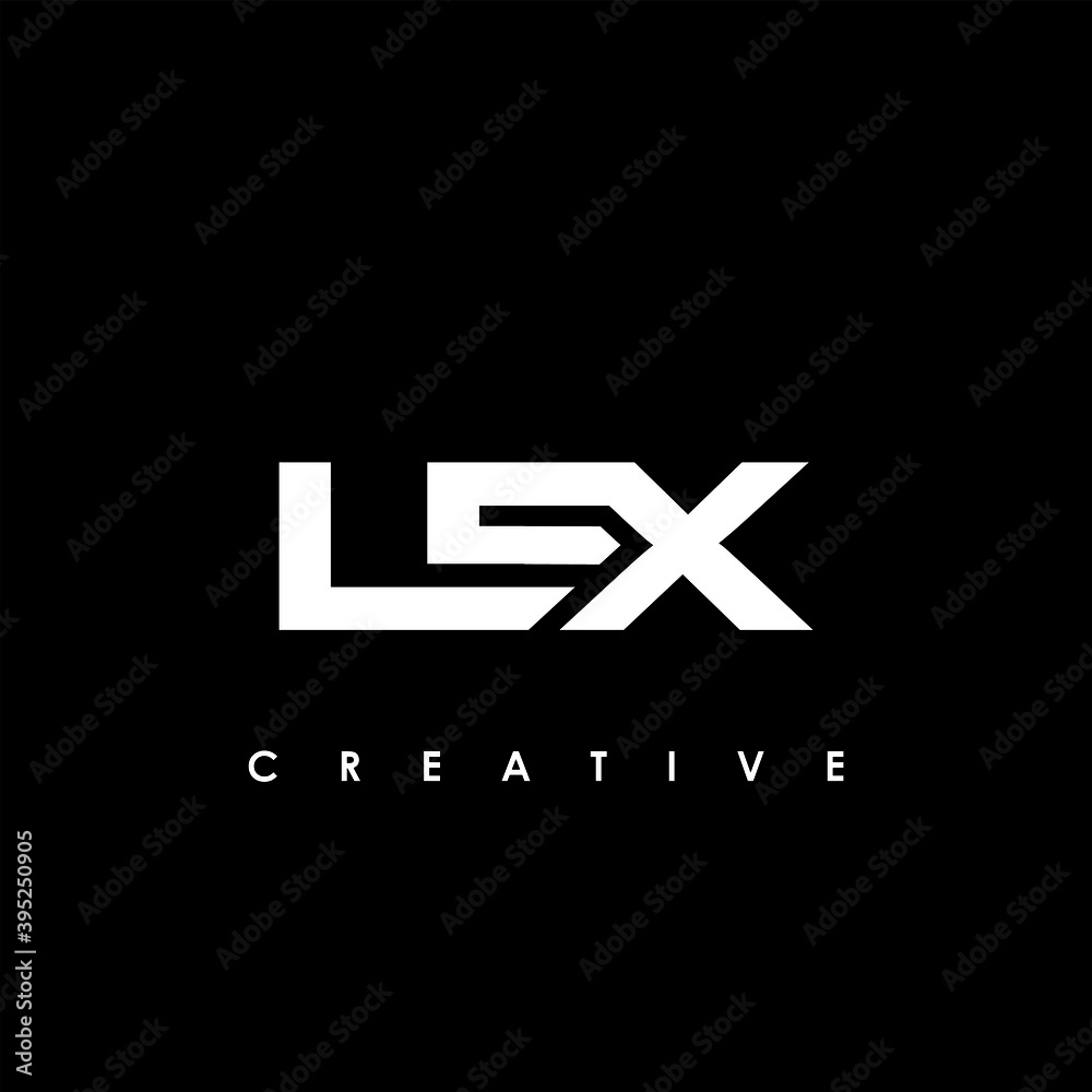 LEX Letter Initial Logo Design Template Vector Illustration Stock ...