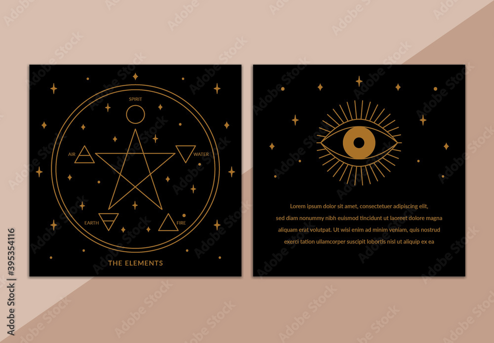 Magic Elements Chart Layout Stock Template | Adobe Stock