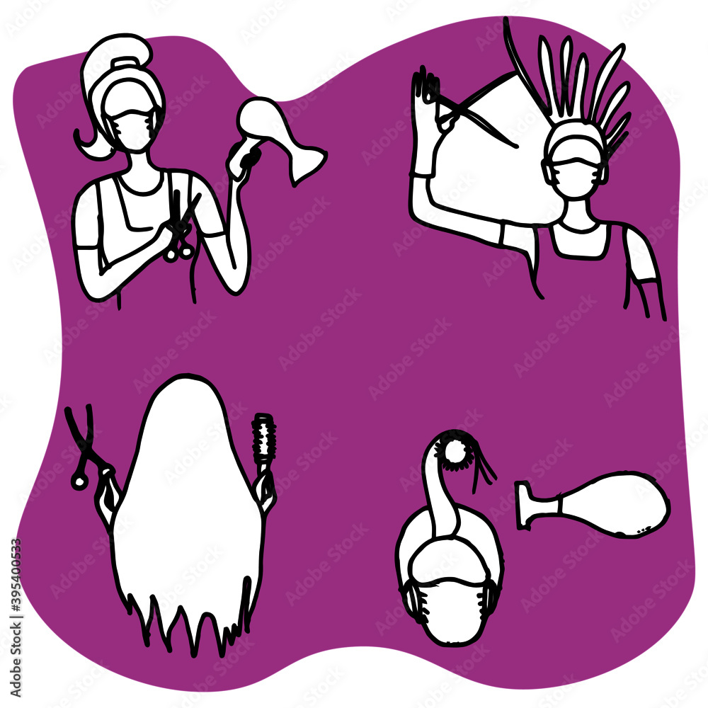 sphere of beauty, beauty studio vector graphics illustrator ...