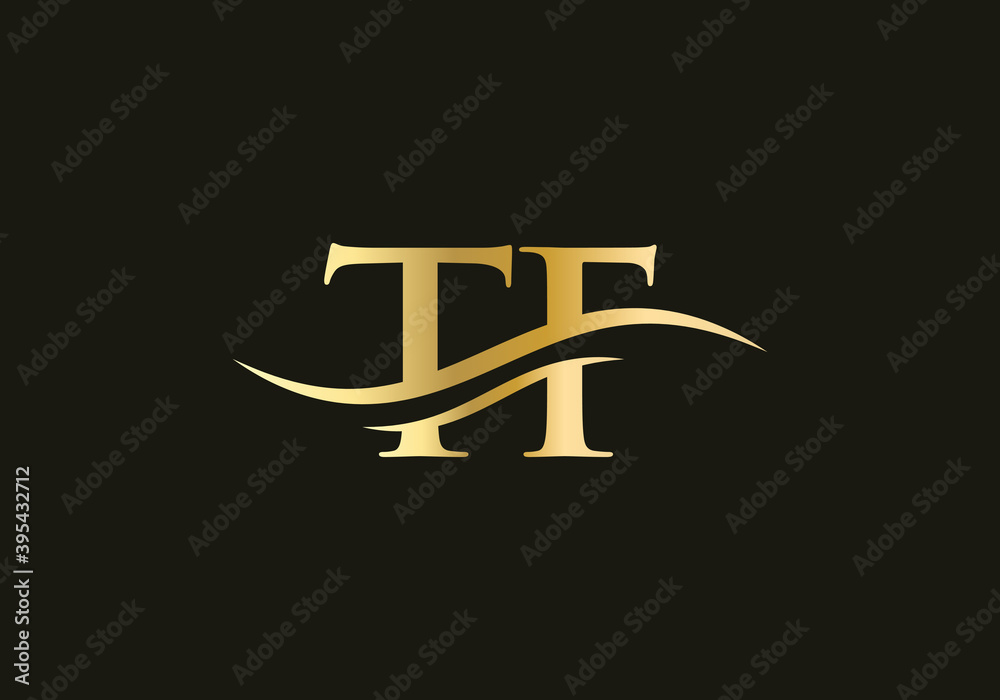 Premium TF logo design based on letter. TF logo design Stock Vector ...