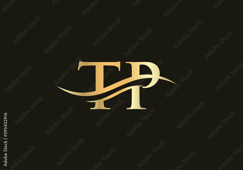 TP Modern creative unique elegant minimal. TP initial based letter icon ...
