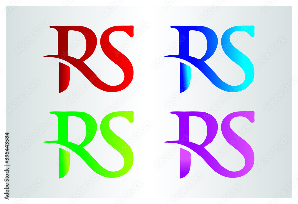 RS Logo Design with Creative Modern Trendy Typography. Minimalist ...