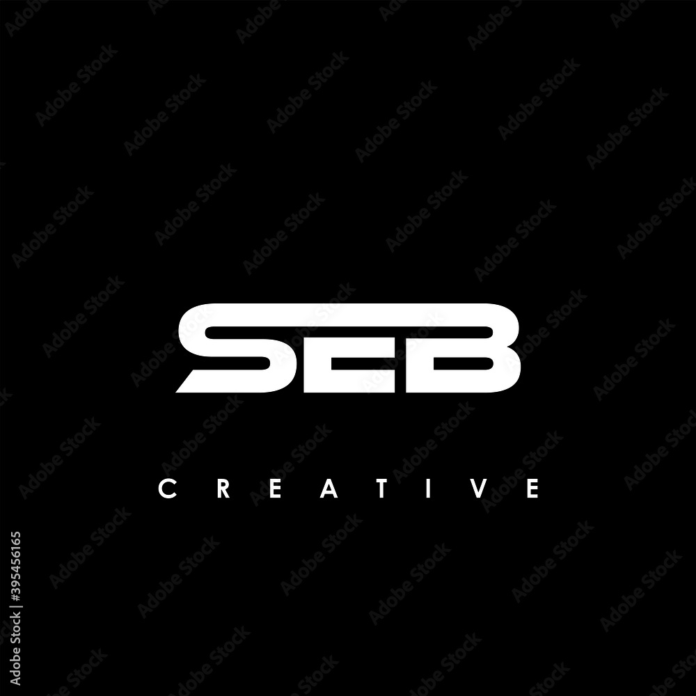 SEB Letter Initial Logo Design Template Vector Illustration Stock ...