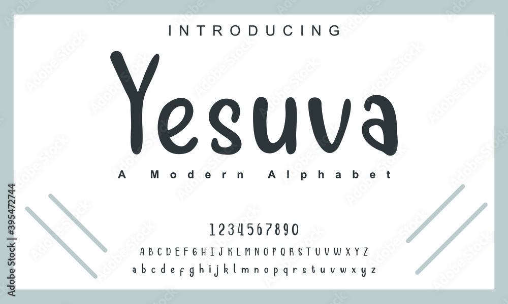 Yesuva font. Elegant alphabet letters font. Lettering Minimal Fashion ...