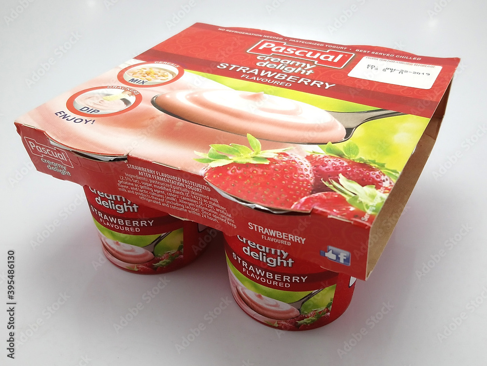 Pascual creamy delight yogurt strawberry flavor in Quezon City ...