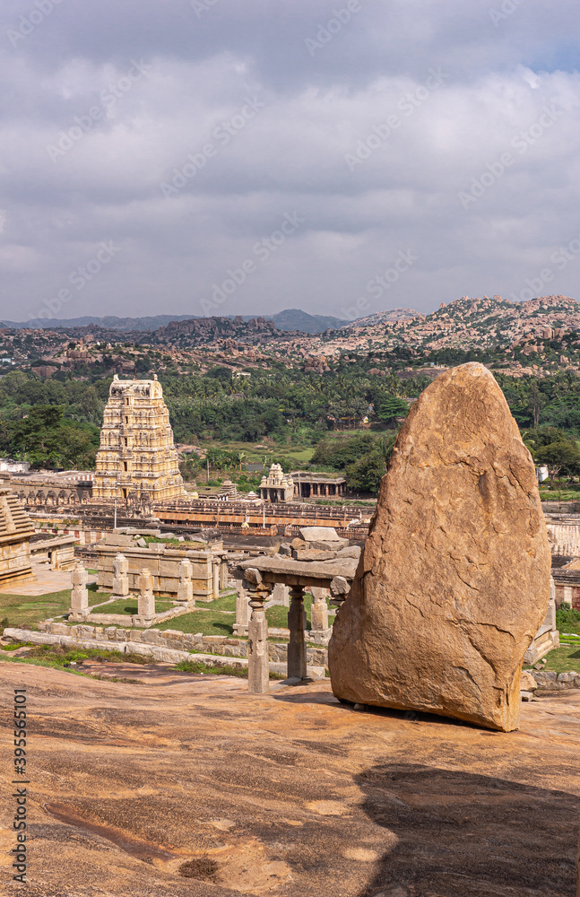 Hampi, Karnataka, India - November 4, 2013: Virupaksha Temple complex ...