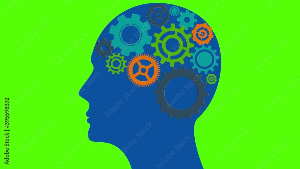 brain wheel, brain gears, gear ideas, brain ideas, Head and gears ...
