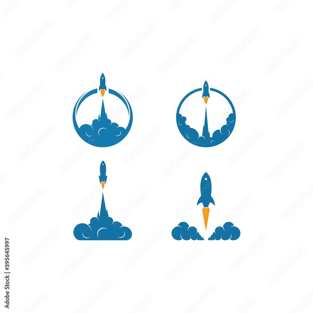 rocket logo icon vector template Stock Vector | Adobe Stock