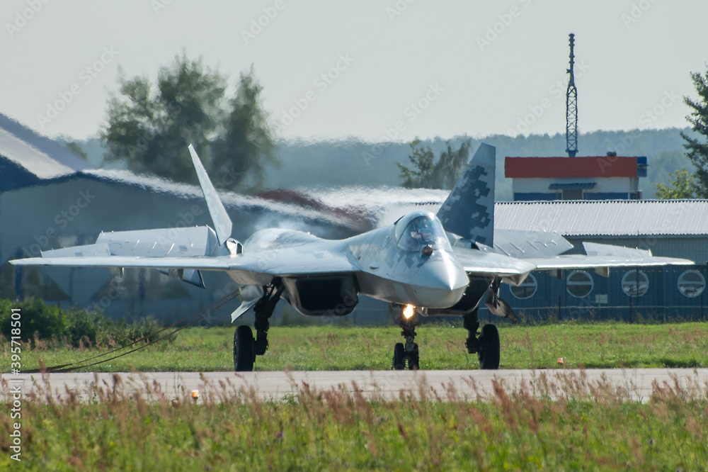 August 30, 2019. Zhukovsky, Russia. fifth-generation promising Russian ...
