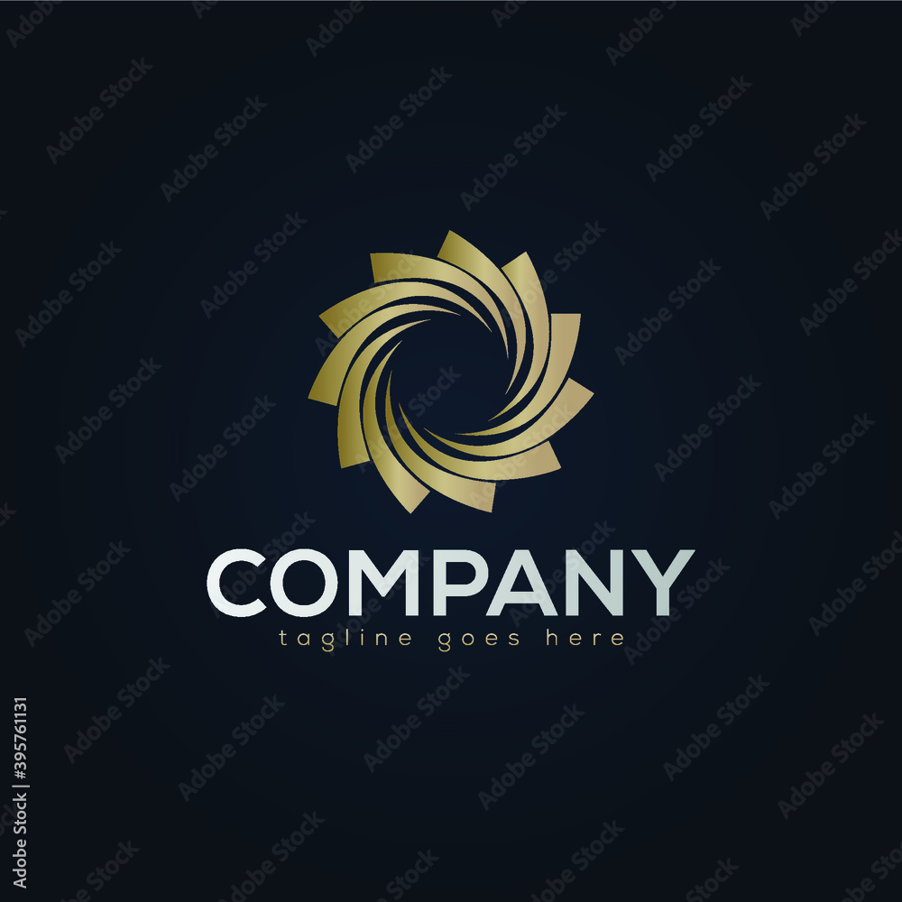 Vector Line Logo Design Creative Minimalism Logotype Icon Symbol Stock ...