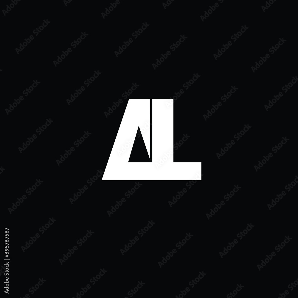 Creative Professional Trendy and Minimal AL Letters, Logo Design in ...