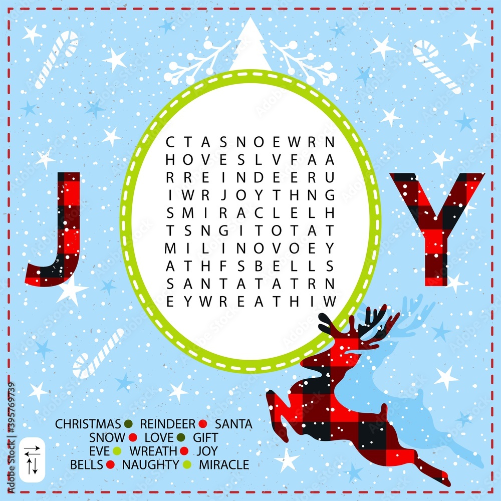 Vetor de Education play for children about winter holidays. Find the ...