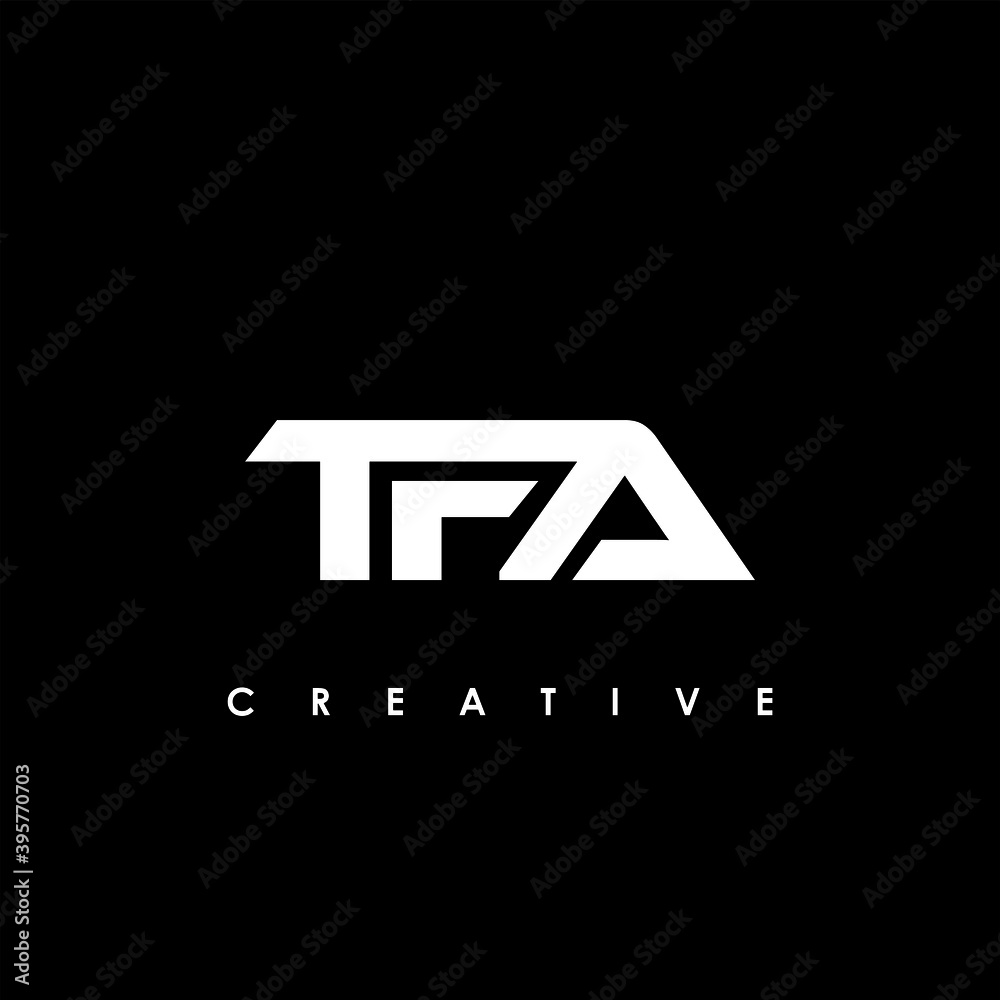 TFA Letter Initial Logo Design Template Vector Illustration Stock ...