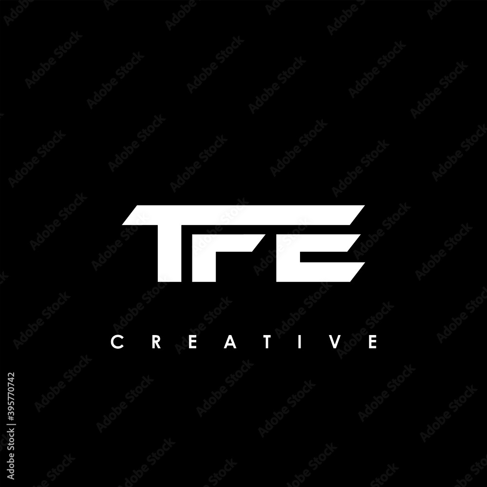 TFE Letter Initial Logo Design Template Vector Illustration 素材庫向量圖 ...