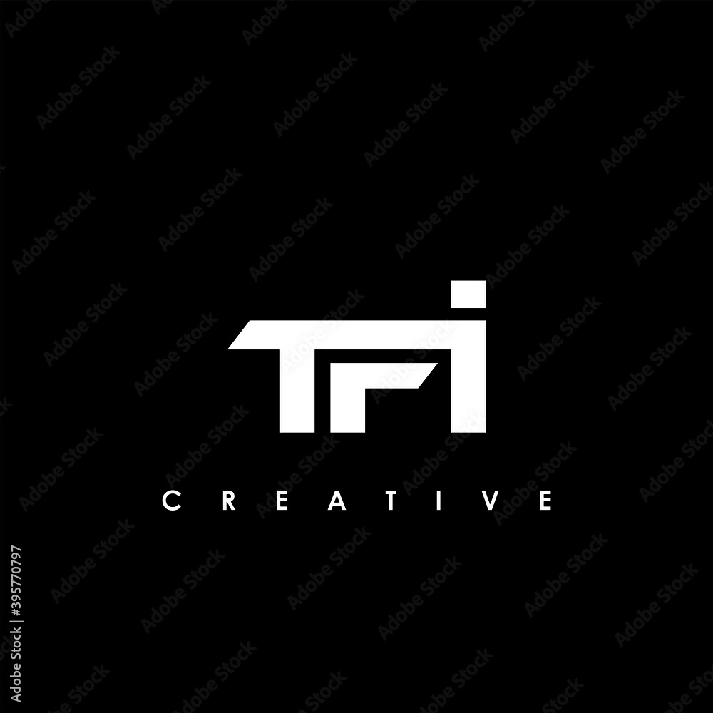 TFI Letter Initial Logo Design Template Vector Illustration Stock ...