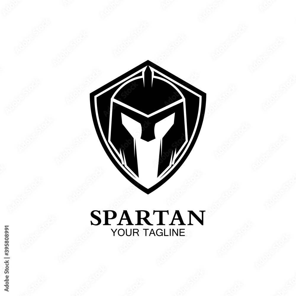 spartan logo icon designs vector Stock Vector | Adobe Stock