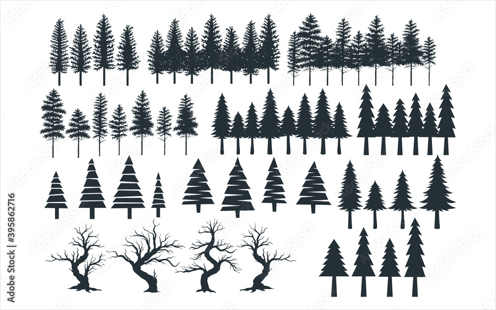 Pine Tree Vector Free