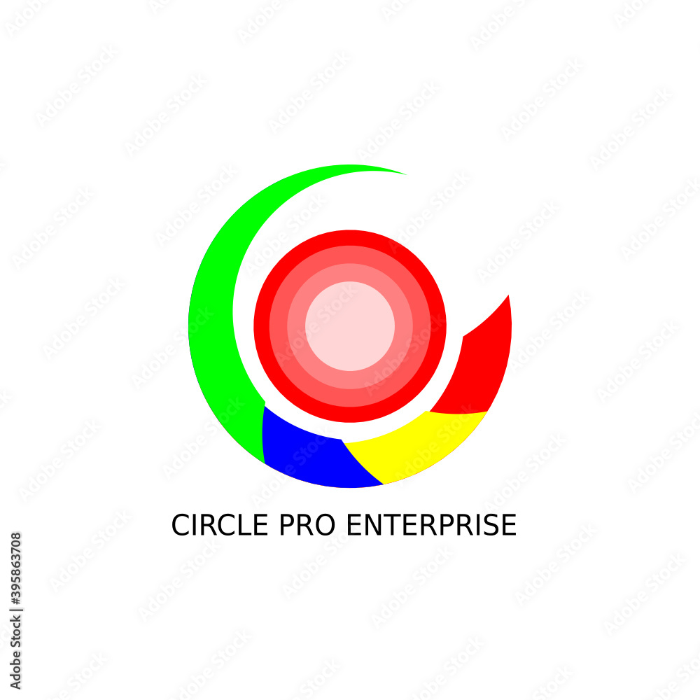 logo vector with letter c and circle shape, suitable for modern and ...