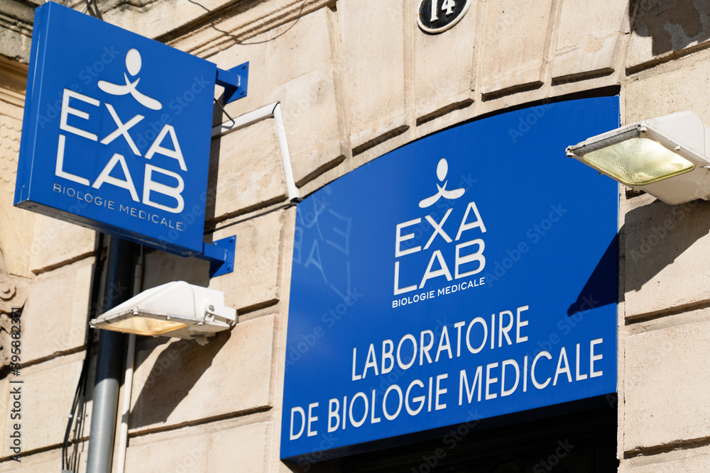EXALAB logo sign of multi-site biology laboratory serving patients and ...