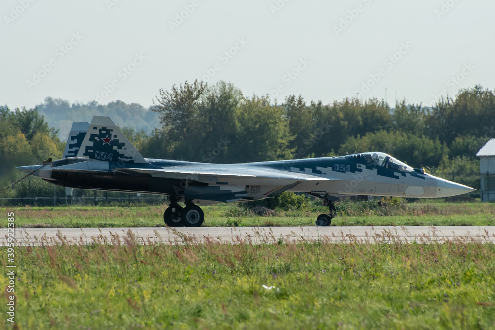 August 30, 2019. Zhukovsky, Russia. fifth-generation promising Russian ...