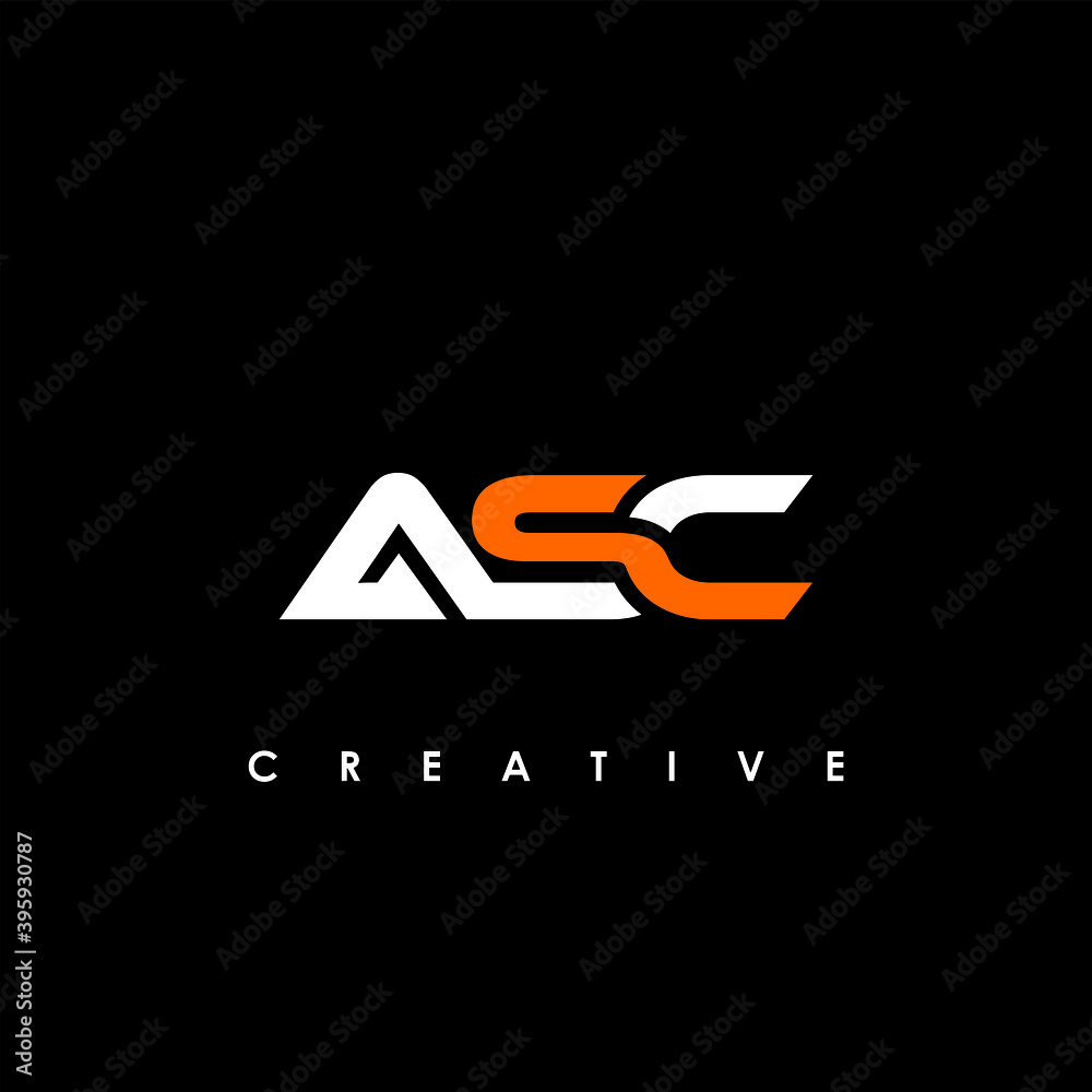 ASC Letter Initial Logo Design Template Vector Illustration Stock ...