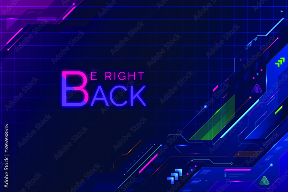 Be Right Back Screen - Twitch Banner - Twitch Stream Package Stock ...