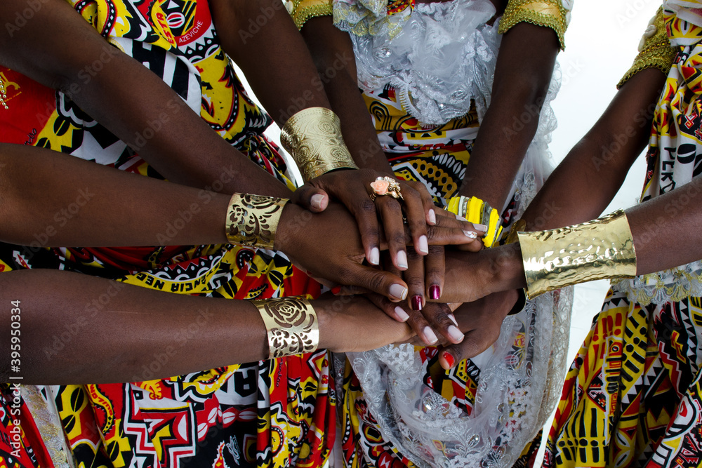 Negras unidas Stock Photo | Adobe Stock