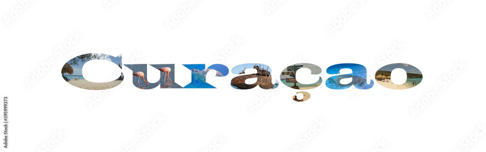 Illustrazione Stock curacao an island with lots of sun sea beach diving ...