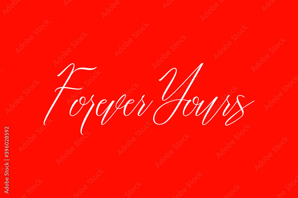 The Word Forever In Cursive