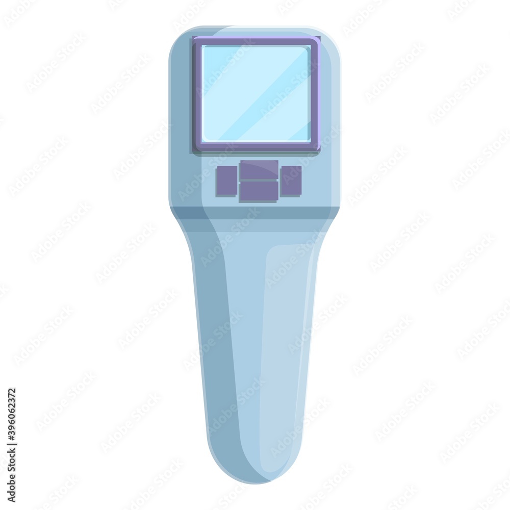 Infrared digital thermometer icon. Cartoon of infrared digital ...