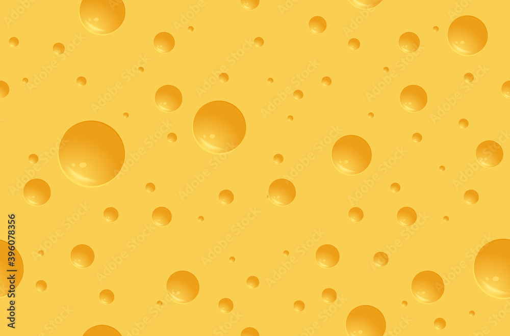 Seamless cheese texture with holes. Realistic cheese background. Stock ...