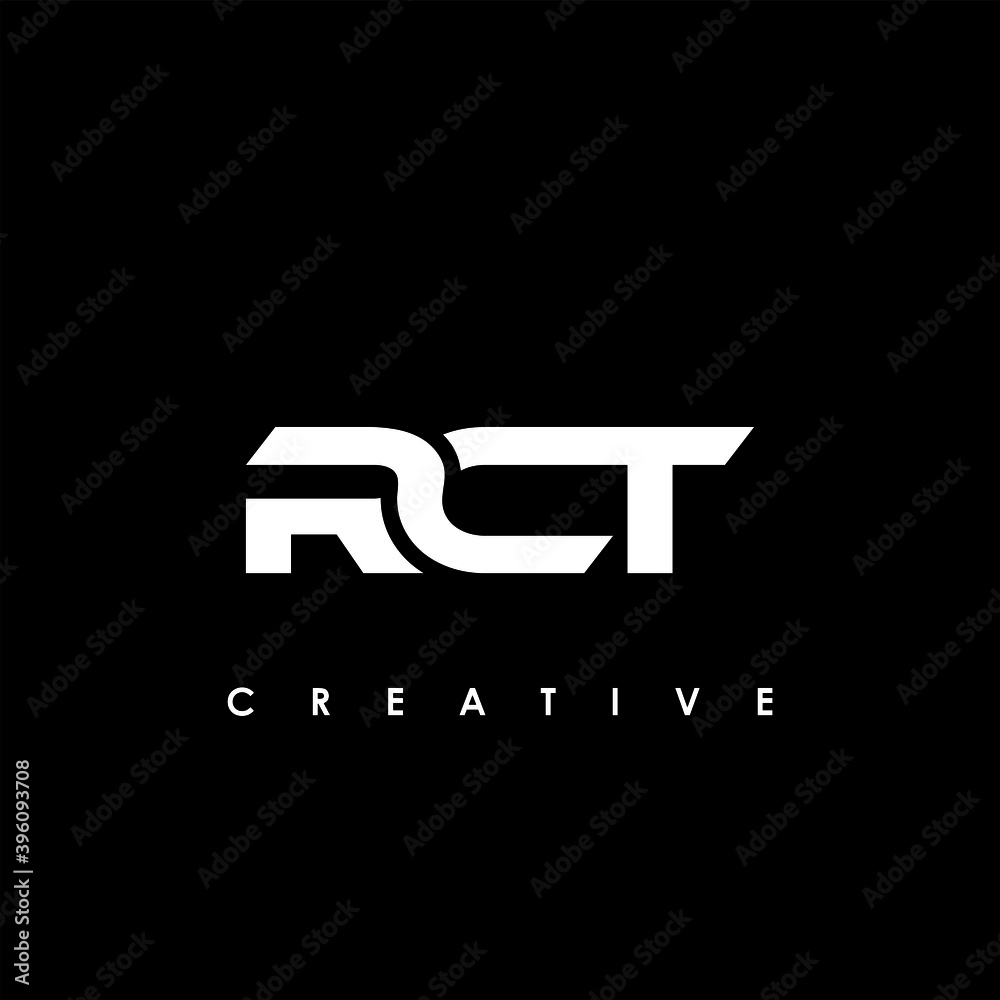 RCT Letter Initial Logo Design Template Vector Illustration Stock ...