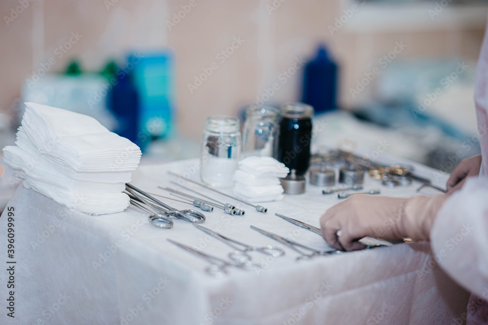 surgical instruments for lipofilling and liposuction, cannula forceps ...